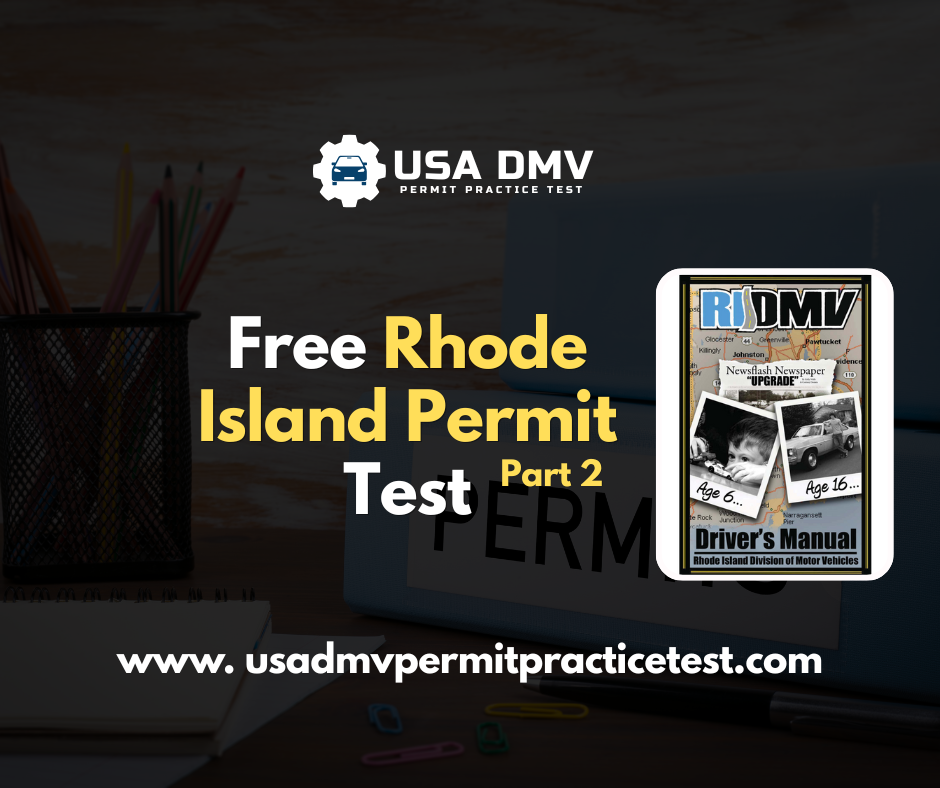 Rhode Island DMV Test - USA DMV PREMIT PRATICE TEST
